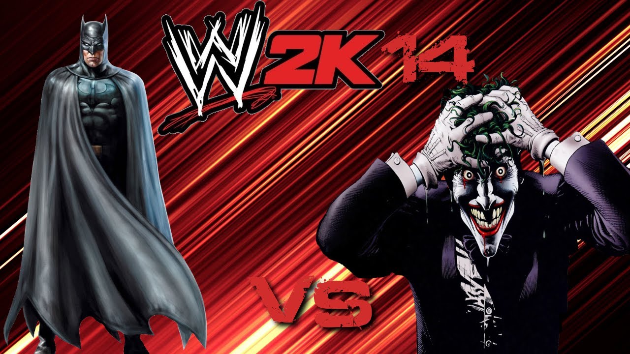 WWE 2K14 Batman vs The Joker Cage Match | TerriblePain - YouTube