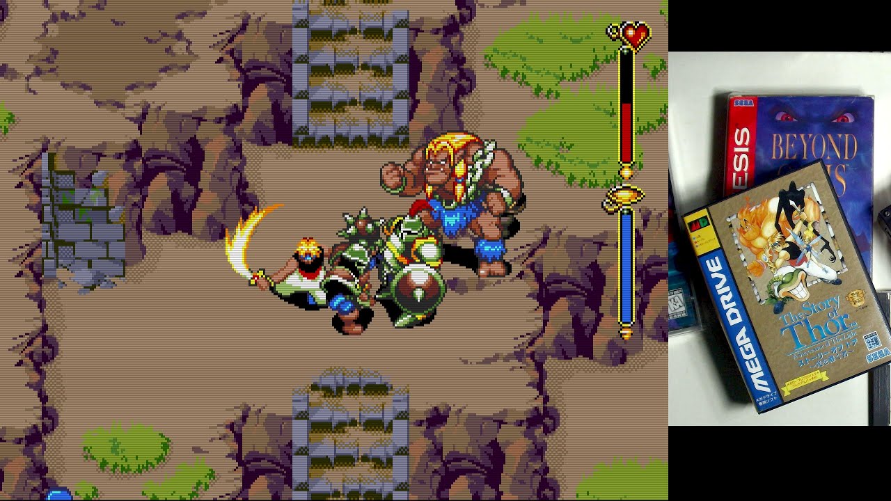 Jugando Beyond Oasis en MisterFPGa + RetroTink 4K - YouTube