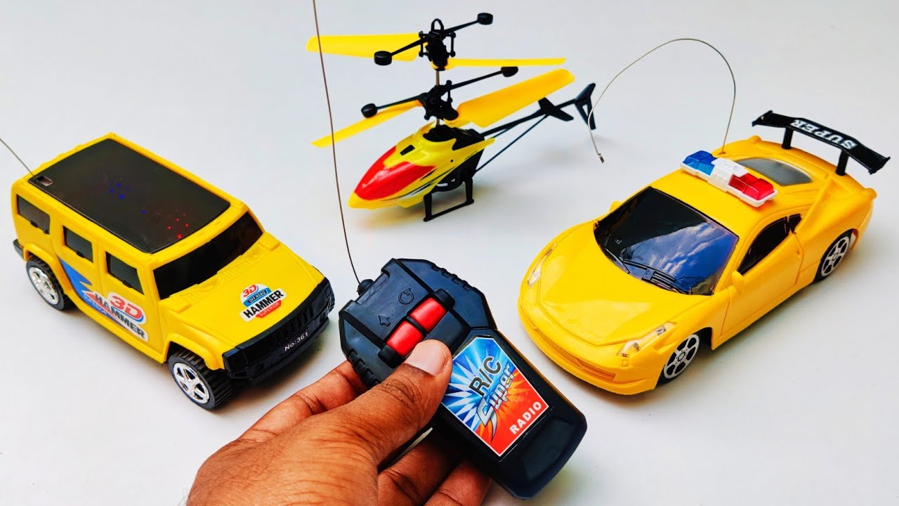radio-controlled helicopter | remote control car | police car | remote ...