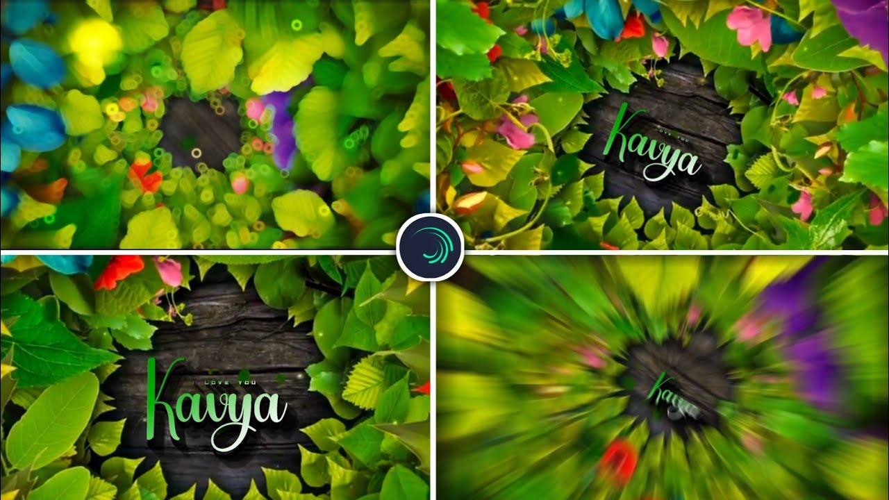 Trending 3D Name Art'Editing in Alight Motion kinemastar preset ...