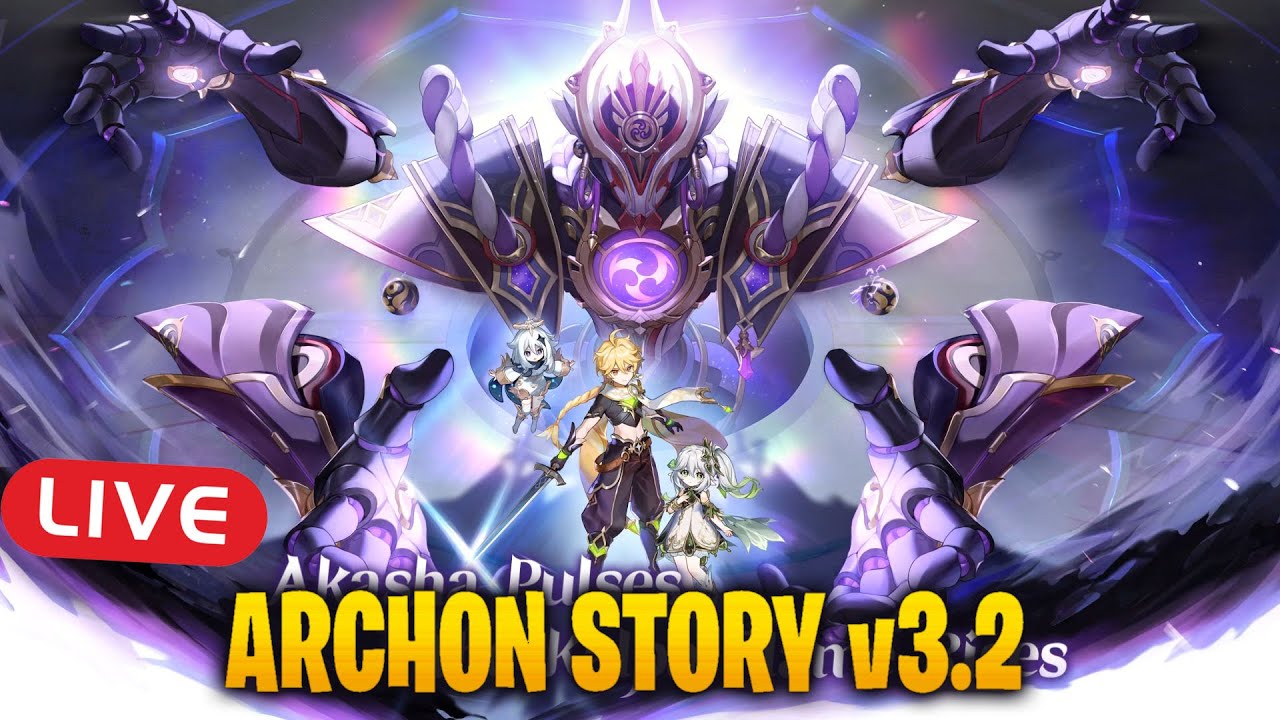 Live Full Archon Story v3.2 - Genshin Impact - YouTube