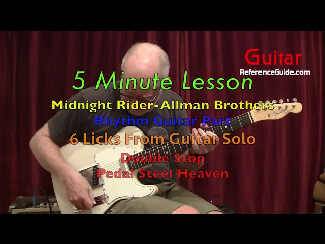 Midnight Rider Guitar Chords
