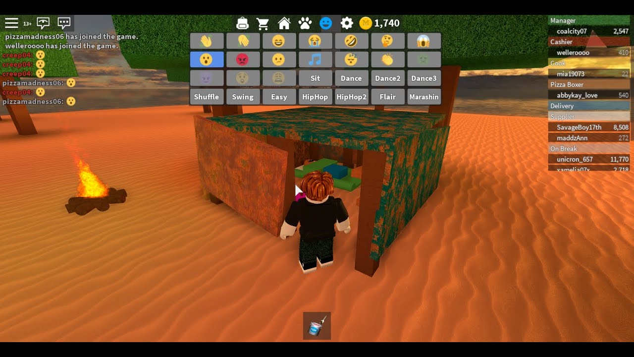 minecraft in roblox?!?! roblox game play... - YouTube