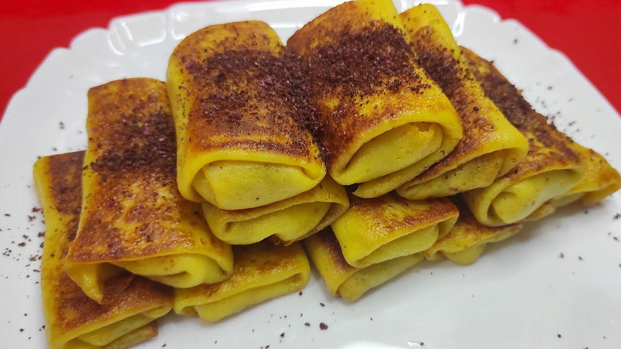 Xəmiri Qırılmayan Dadı Super Olan Ətli Blinçik Resepti. Blinçik ...