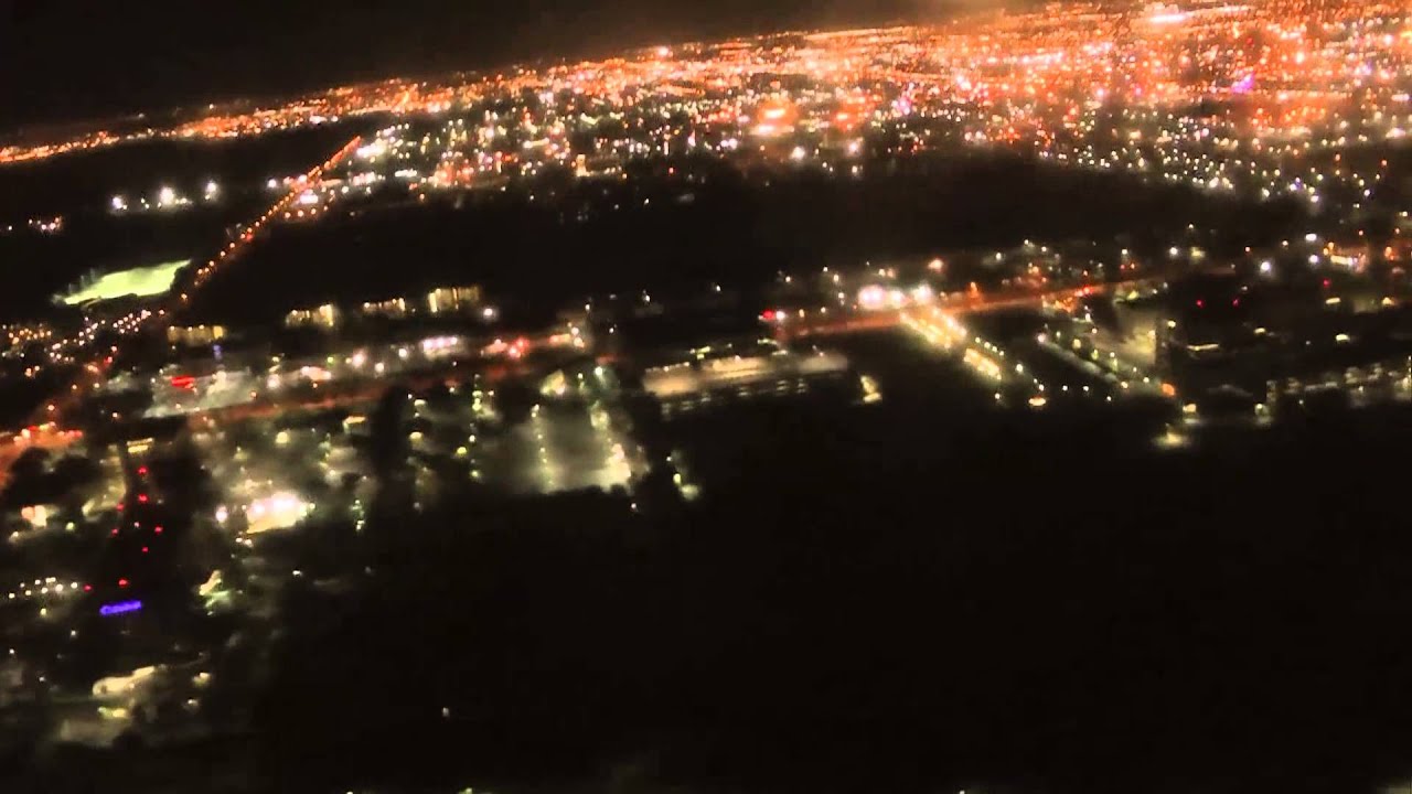 Night Landing at Miami (MIA) - April 5, 2014 - YouTube