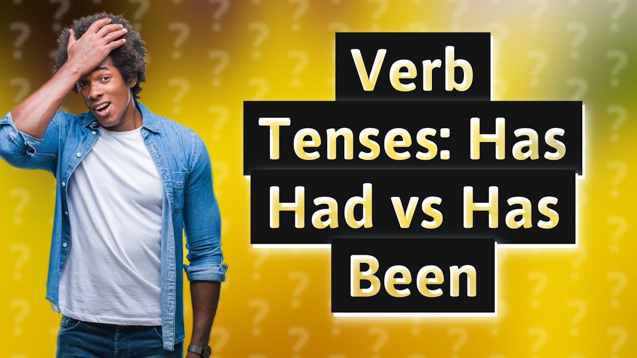 What is the difference between has had and has been? - YouTube