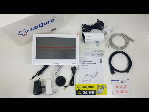 Wireless Security Camera - seQuro Guard Pro 2 with 10\