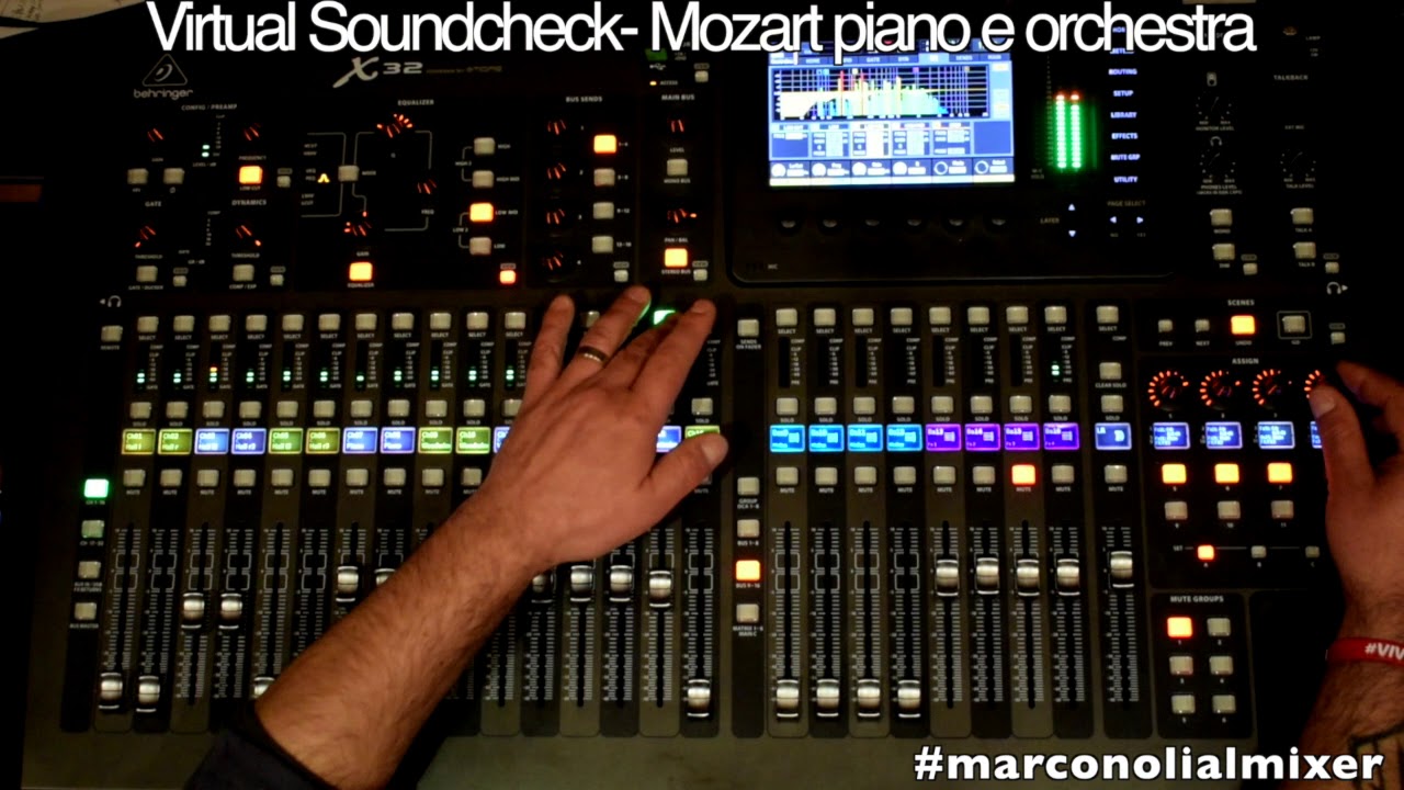 Virtual Soundcheck Mozart pianoforte e orchestra - YouTube