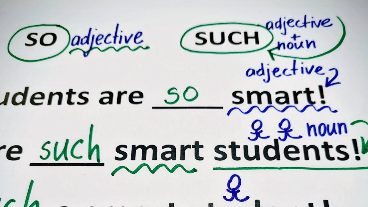 SO vs SUCH — Learn the Difference Easily! | English With Alina - YouTube