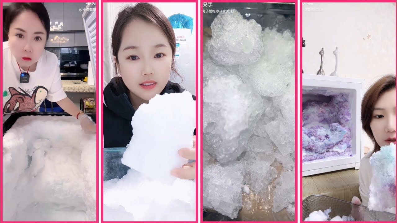 ️Asmr - Ice Eating Asmr - Freezer Frost Eating - White Ice Eating - Ice ...