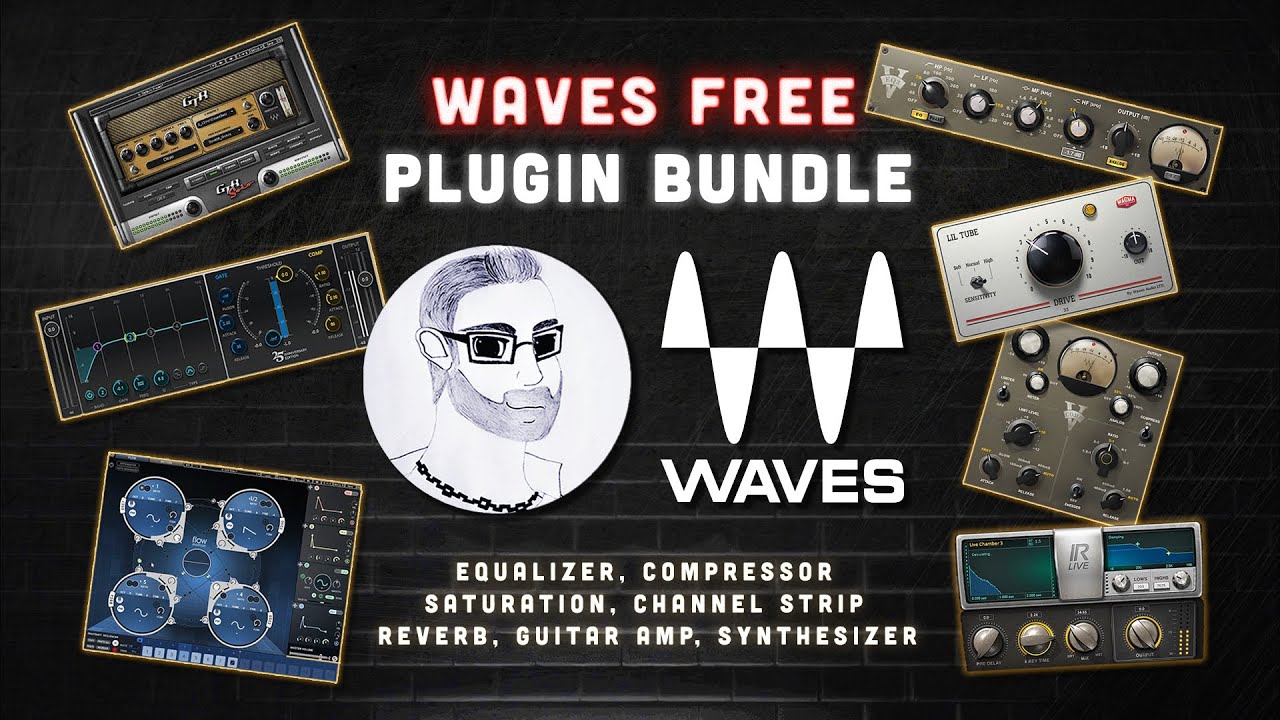 NEW Waves Free Plugin Pack - Overview, Guide & Sound Examples || 7 pro Waves plugins, totally ...