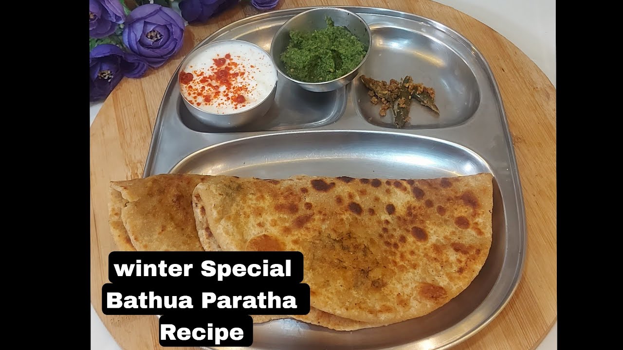 Bathua Paratha Recipe, How to make bathu Paratha - YouTube