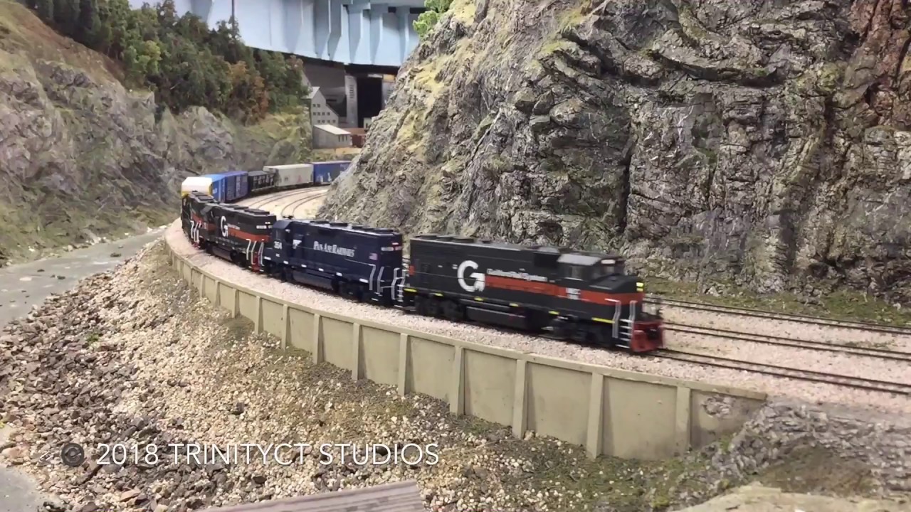 Model Freight Train With REAL Flatspots!!! - YouTube
