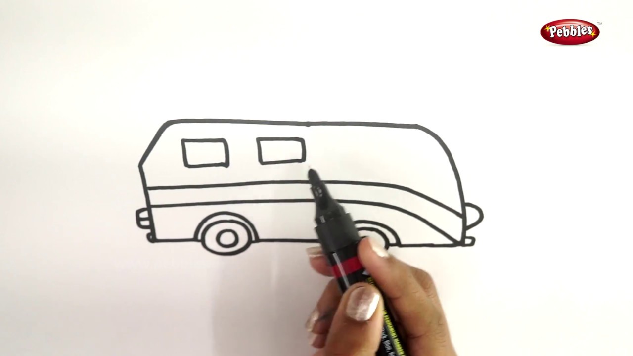 Drawing Step By Step | How to Draw a Van | Learn Drawing For Beginners ...