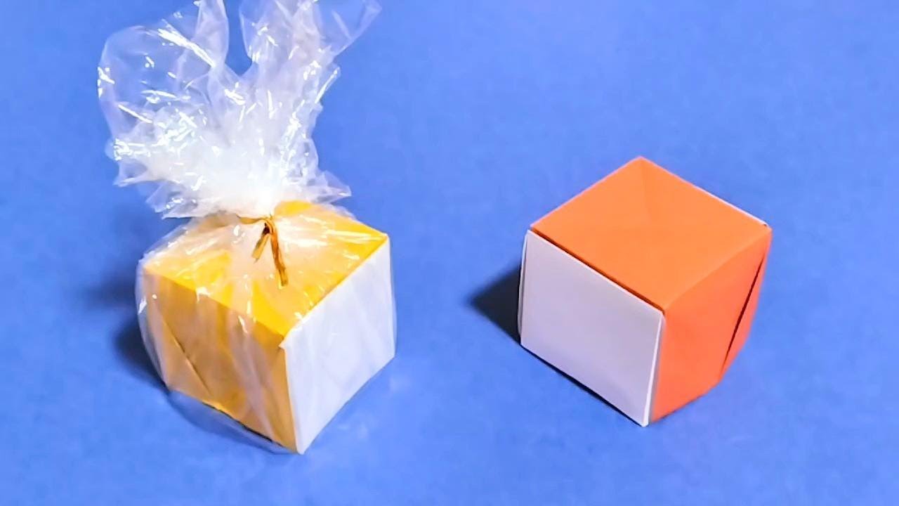 折り紙 1枚折りの一斤の食パン A piece of origami, Loaf of bread - YouTube