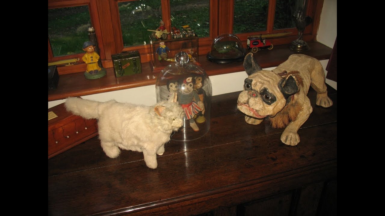 ROULLET & DECAMPS WALKING CAT RARELY SEEN 1890's WIND UP FRENCH ...