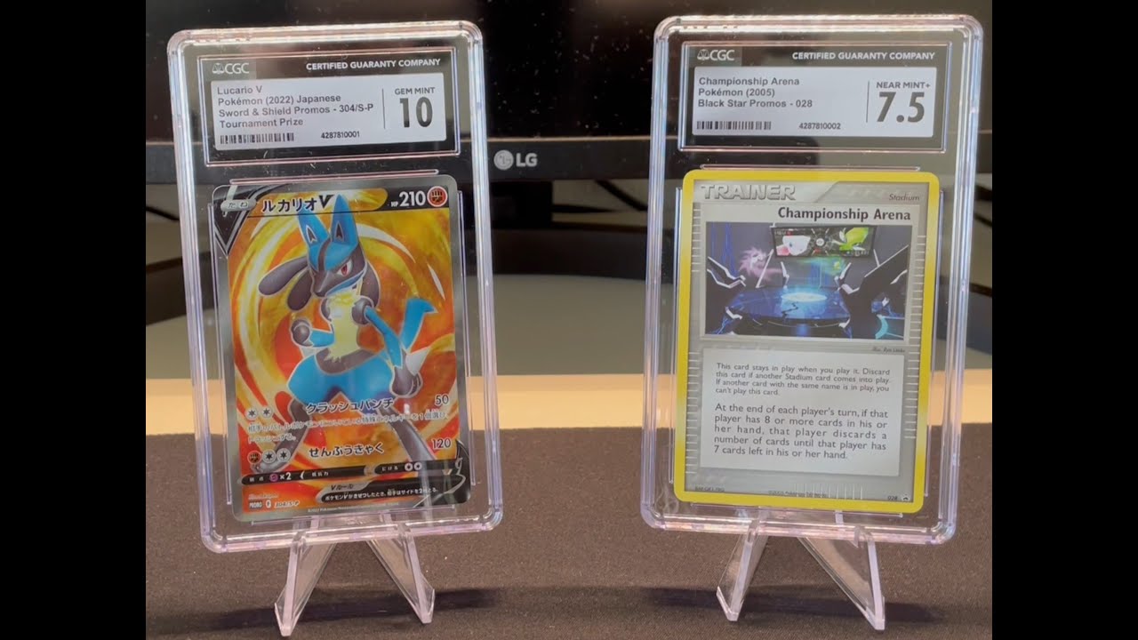 Pokemon CGC Cards Grading Return - Nice and Sweet Trophy Cards! - YouTube