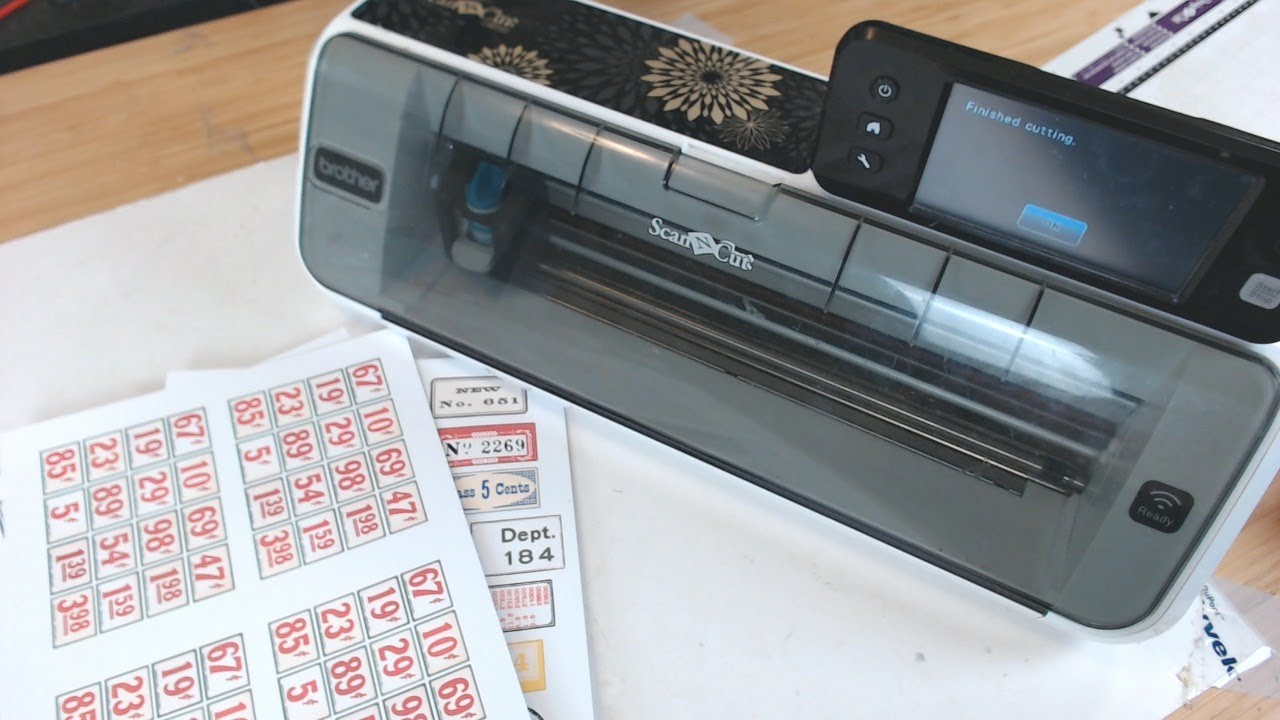 Using Scan N Cut for Junk Journal Printables - YouTube