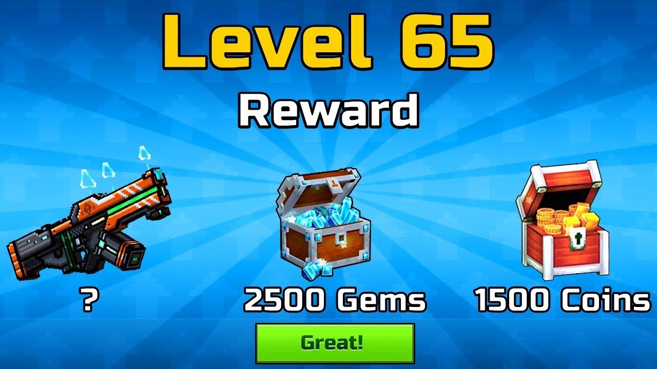 Hitting level 65!!!- pixel gun 3D - YouTube