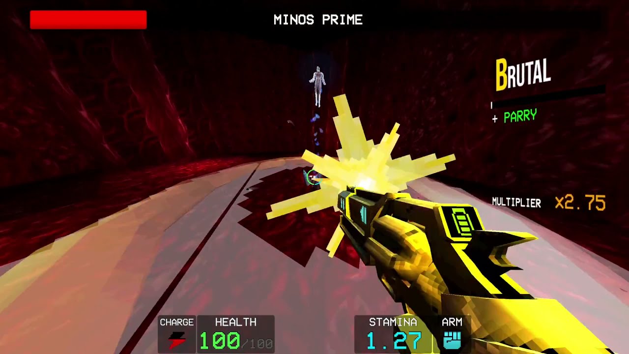 ULTRAKILL Minos Prime boss fight - YouTube