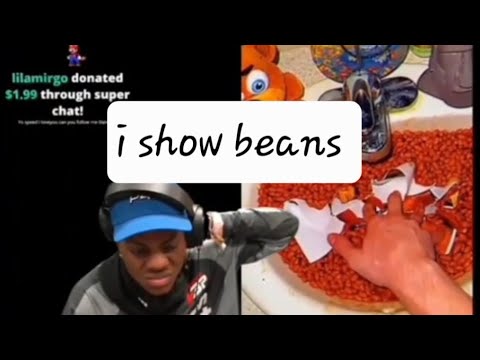 iShowSpeed Reacts to" ishow beans" By a Stranger🤣#ishowspeed #speed #viral - YouTube