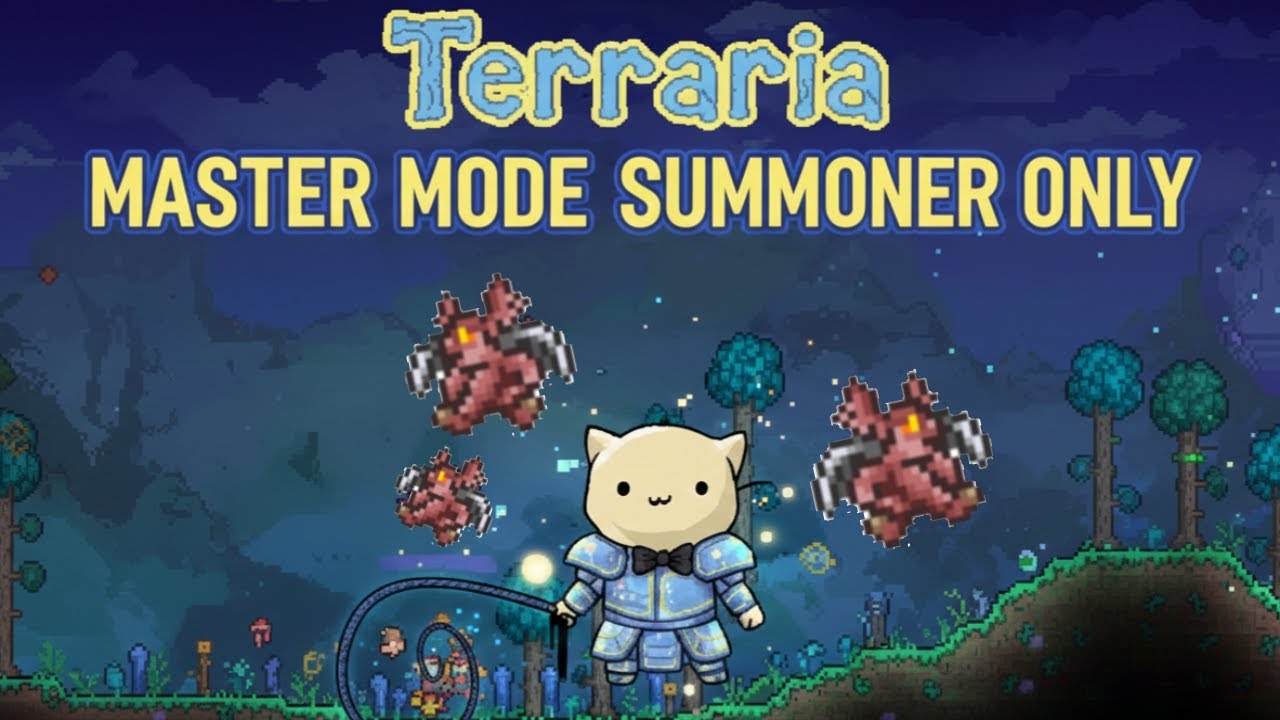 Terraria Master Mode Summoner Only #4 | flesh wall here i come - YouTube