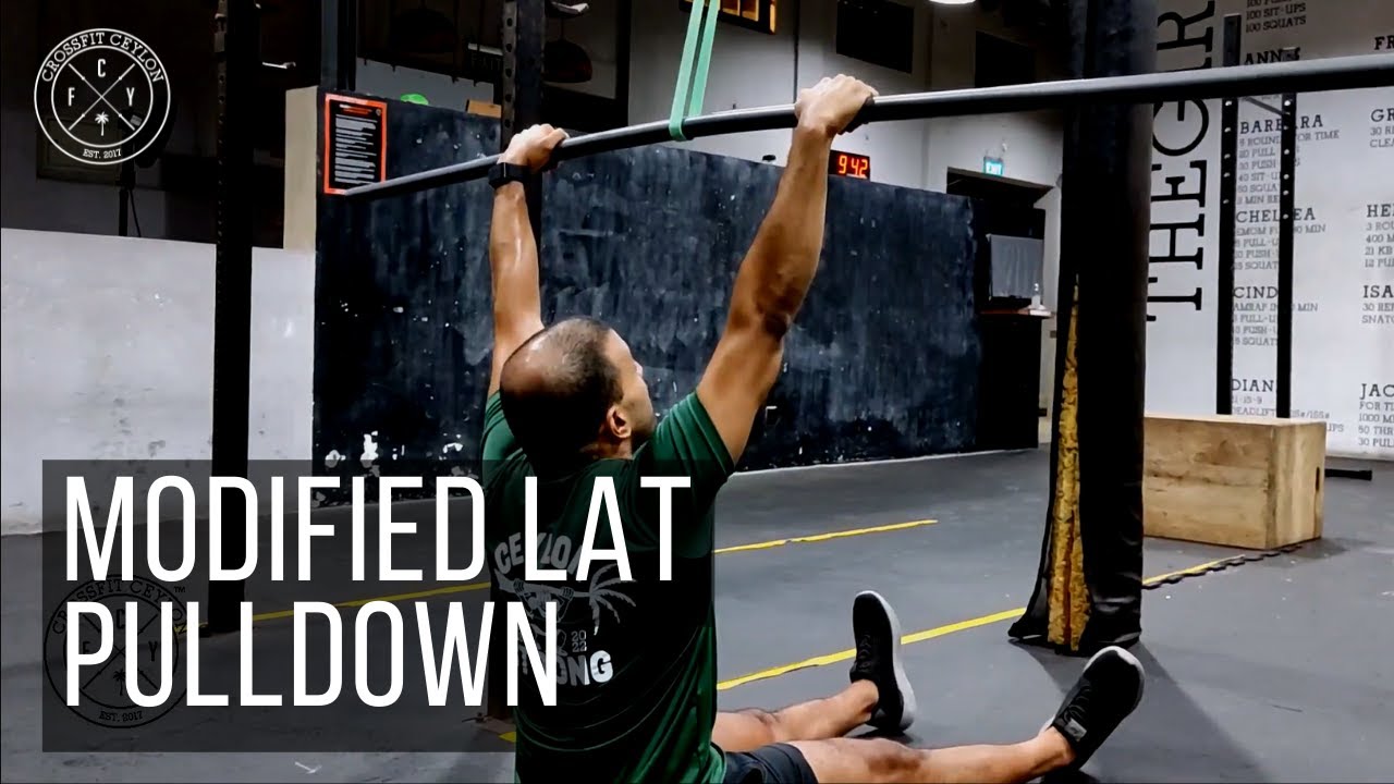 Modified Lat Pulldown - YouTube