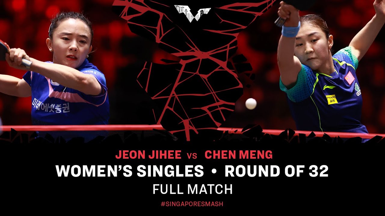 FULL MATCH | CHEN Meng vs JEON Jihee | WS R32 | #SingaporeSmash 2024 ...