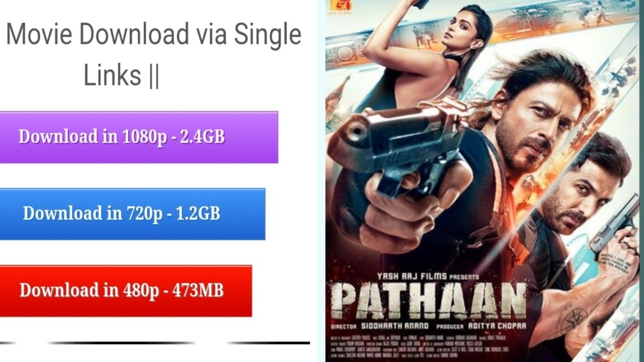 How to download Pathan Full Movie 4K Quality | Pathan Film Download ...
