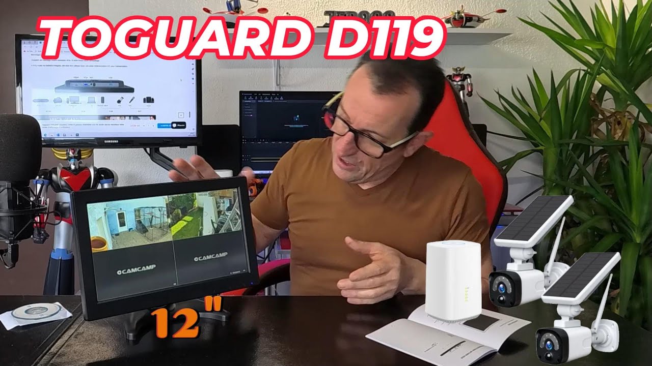 Moniteur Toguard D119 , Revue + Retex autonomie camera Campark - YouTube