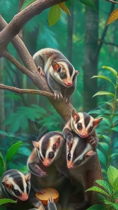 Life Cycle of the Australian Sugar Glider - YouTube