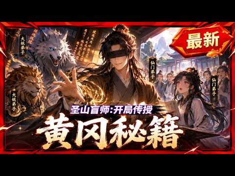 🦞【30min首发最新一口气】我只是个教书的瞎子，随手写的练习册竟成了仙界禁忌功法？《圣山盲师：开局传授黄冈秘籍》#龙虾漫剧 #动态漫画 #漫剧 #修仙  #穿越  #系统 #comicdrama