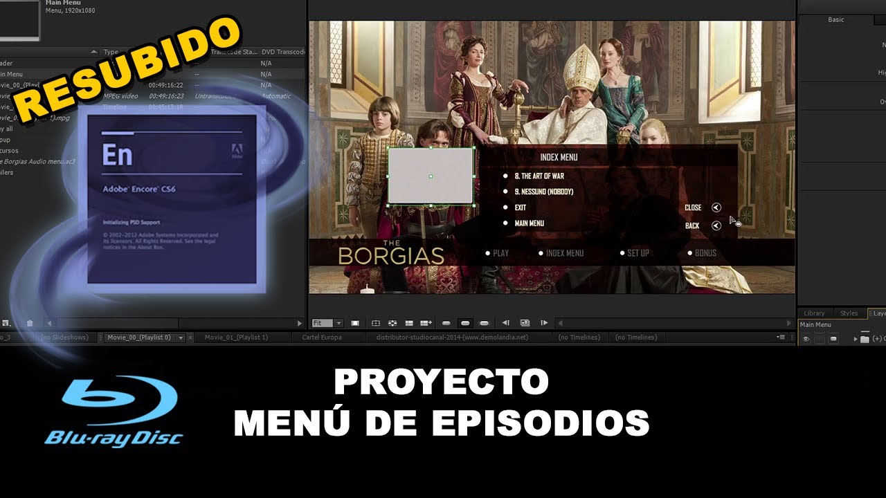 Encore: Proyecto BD para menú episodios 2.0 - YouTube