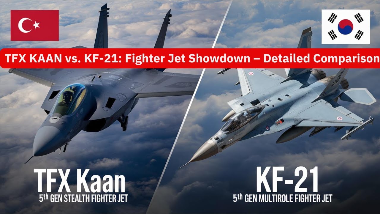 TFX KAAN vs. KF-21: Fighter Jet Showdown – Detailed Comparison #world - YouTube