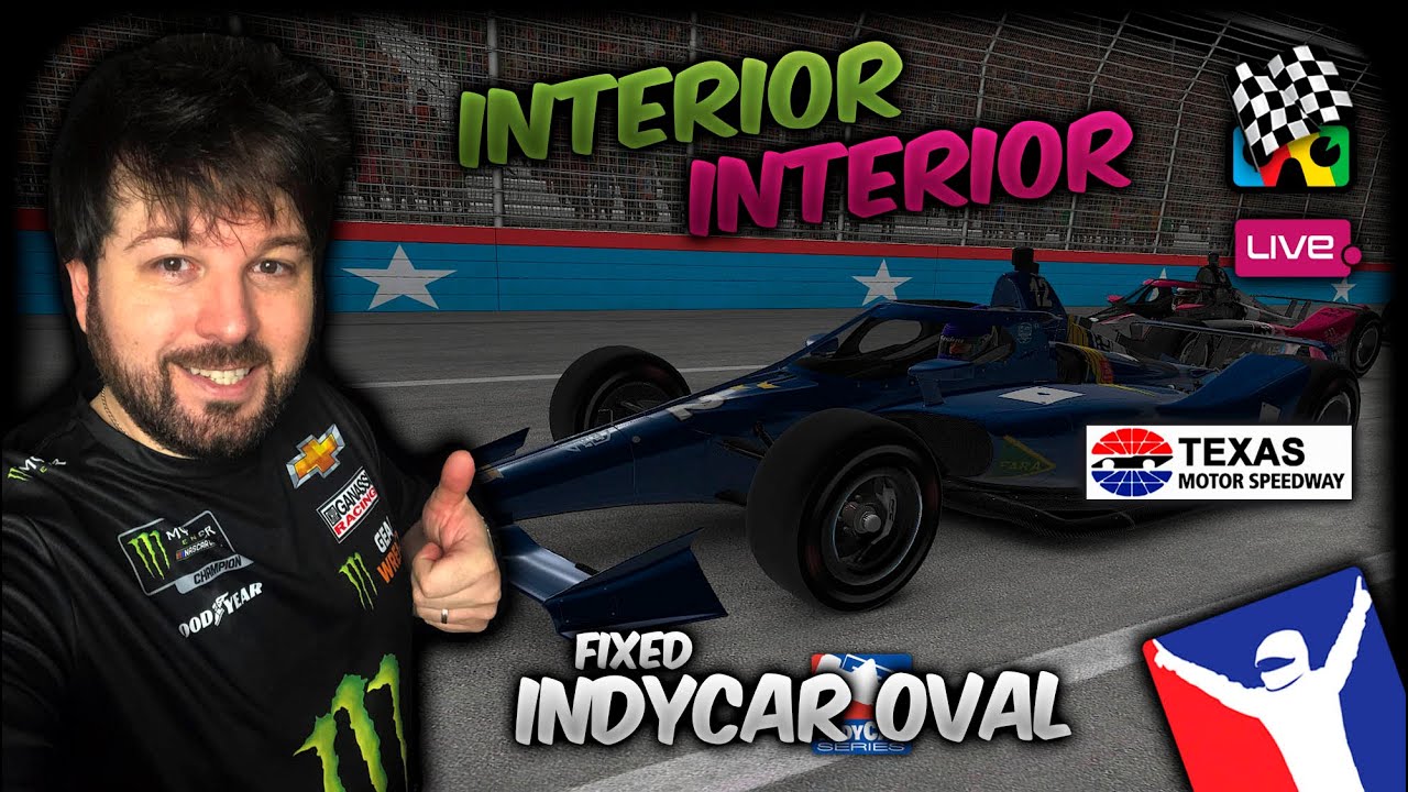 🔄 Indycar | INTERIOR INTERIOR @ Texas | 🏁 R629 | 💜 LIVE - YouTube