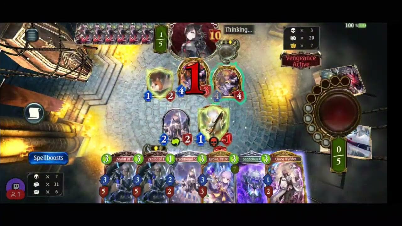 (Masters Rotation) Kuon Rune vs Vengeance Blood [Shadowverse/Ultimate Colosseum] - YouTube