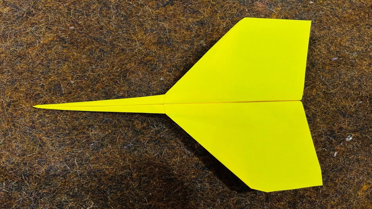 Paper Fighter Plane - YouTube