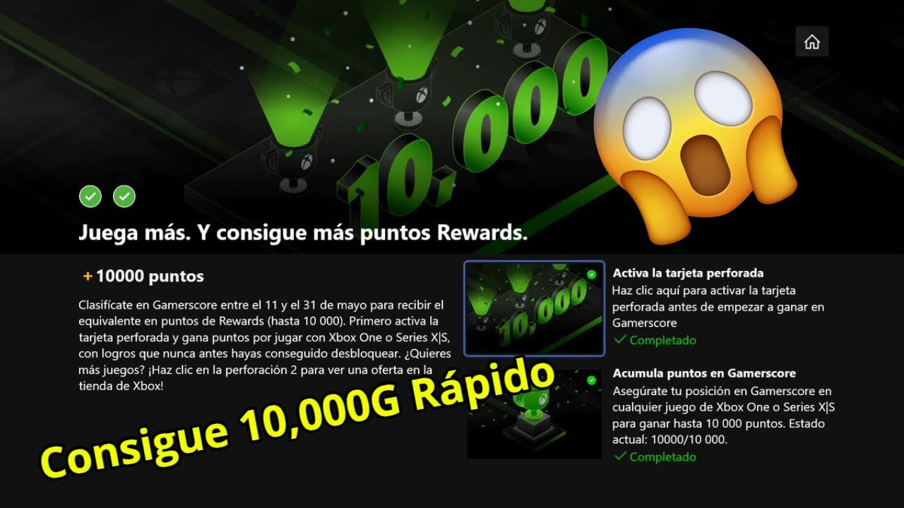 consigue 10,000 puntos de microsoft reward rapido | parte 1 #xbox # ...