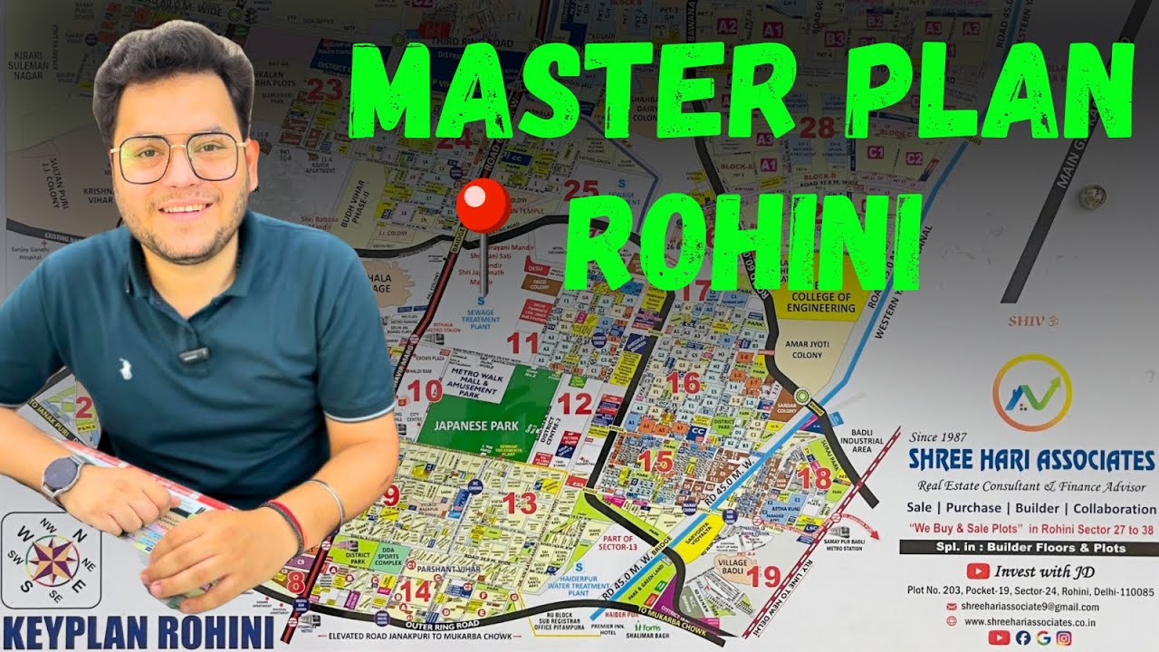 Rohini Plots Key Plan Of Rohini Master Plan of Rohini Plots in Rohini ...
