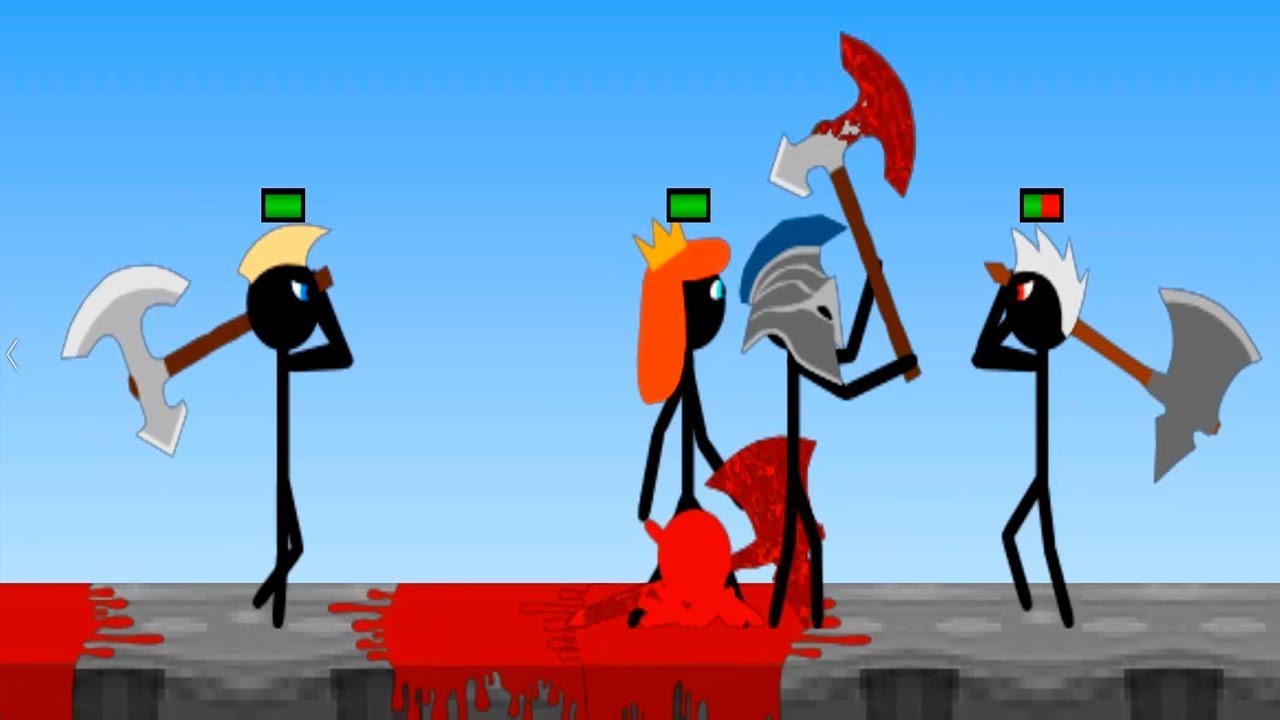 stickman gladiator vs stickman lightsaber - YouTube