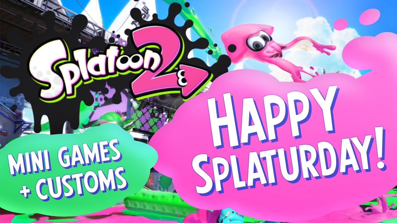 🔴HAPPY LITTLE SPLATOONS! Splatoon 2 Mini Games + Fun with Viewers ADD ...