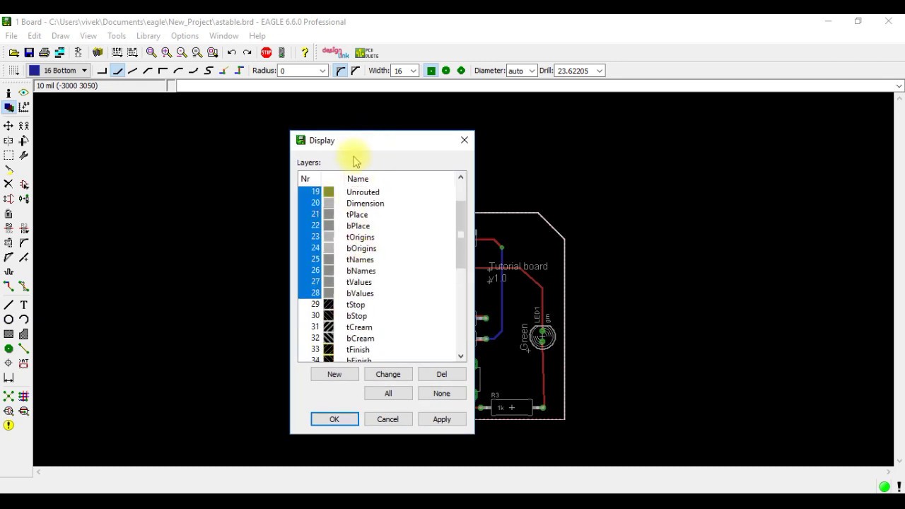 PCB Design with EAGLE - 17 - Layers - YouTube