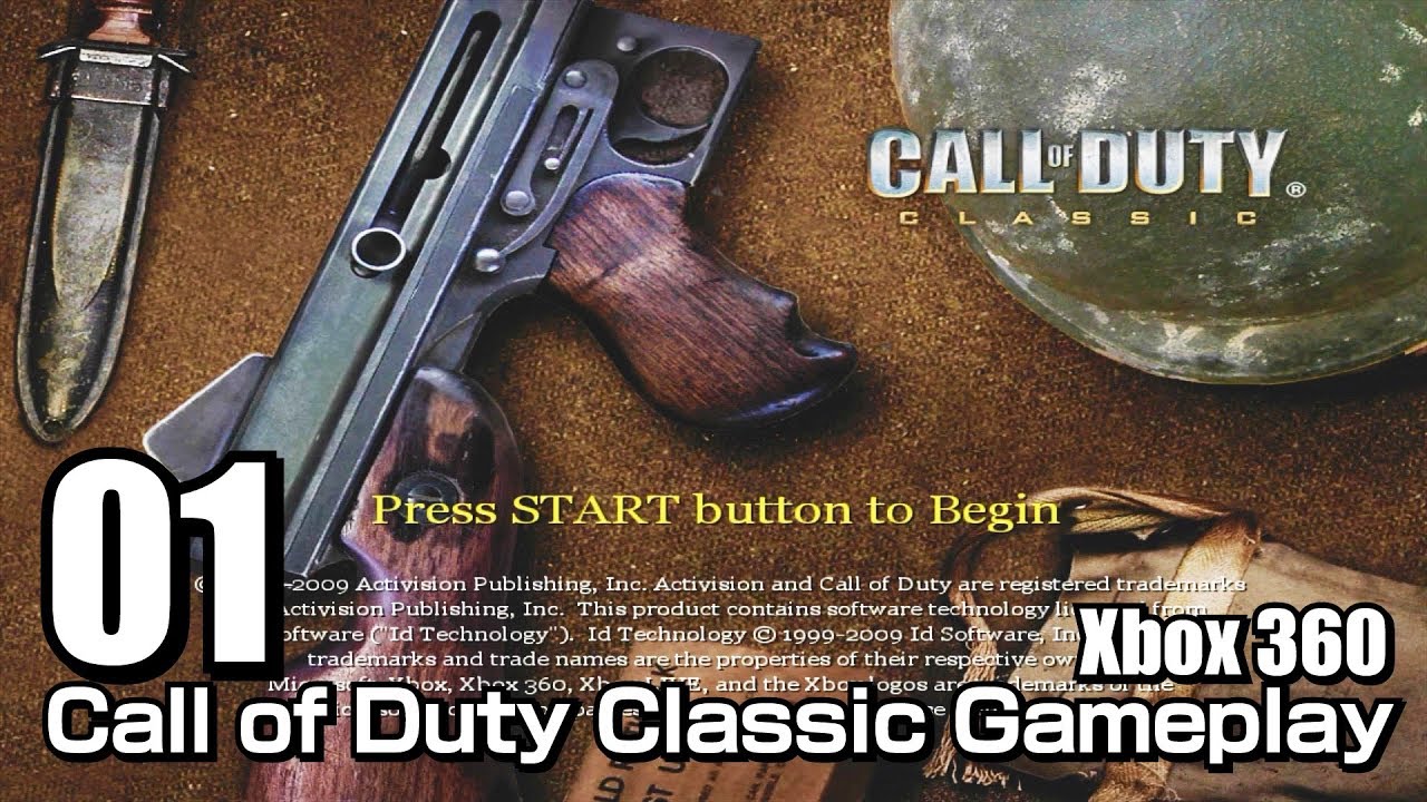 #01 Call of Duty Classic Gameplay - YouTube