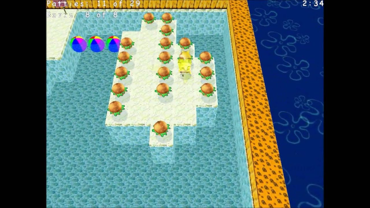 Spongebob Squarepants Krabby Quest: Krabby Pattie Island - YouTube