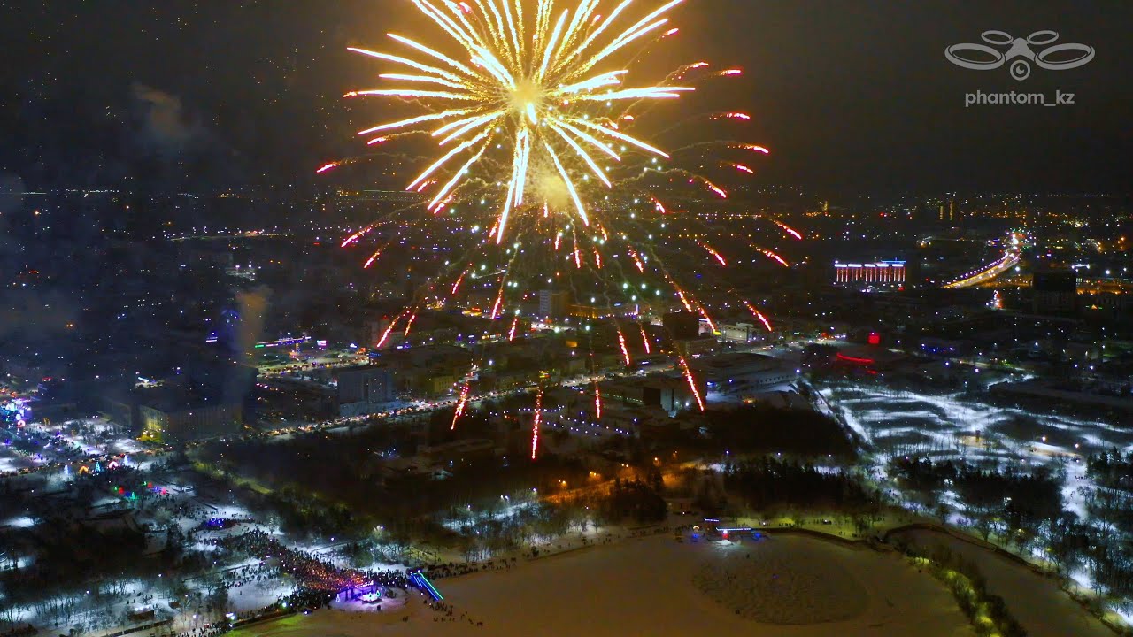 2020! Невероятный салют в Центральном парке! 4К! - YouTube