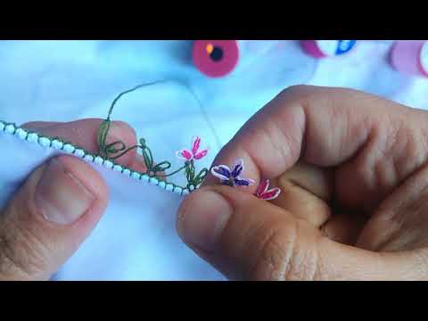 İğne oyası yazma örnekleri 3 maydanoz modeli