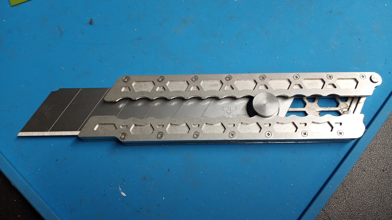 Heat blueing anodizing titanium Ave knife - YouTube