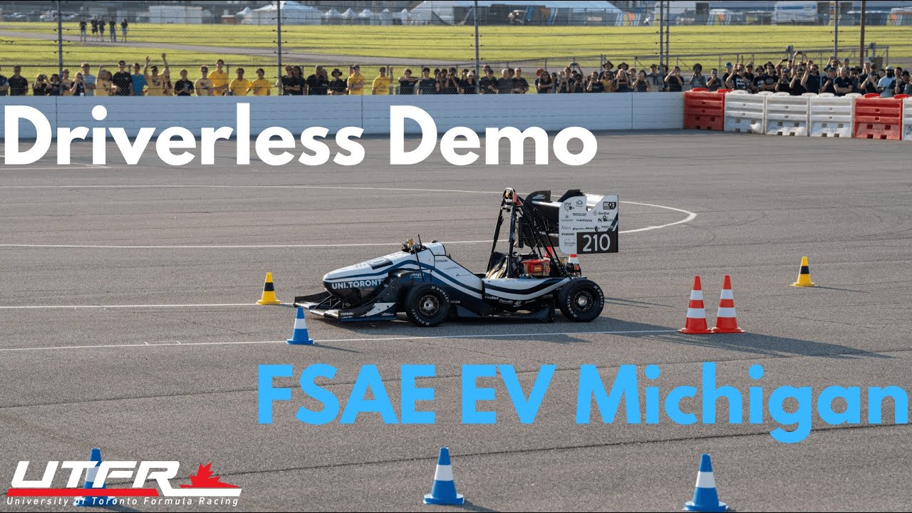 First-Ever Autonomous Lap at FSAE EV Michigan | UTFR Driverless Car ...
