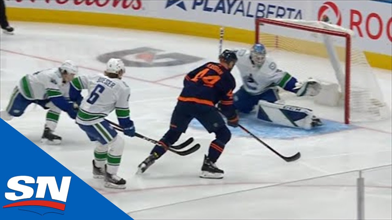 Thatcher Demko Makes Two Brilliant Saves On Zack Kassian & Connor ...