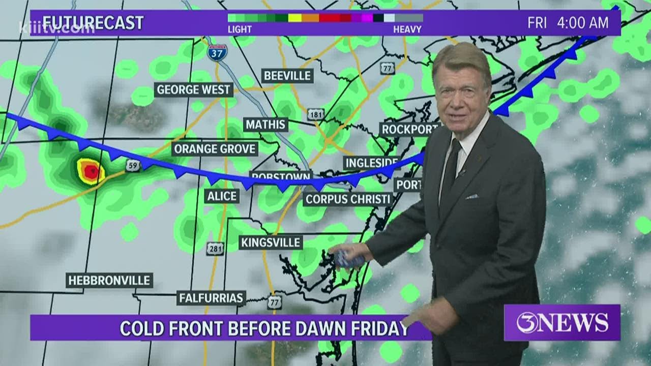 Bill Vessey's Forecast for South Texas - 3News at 5 - Wednesday ...